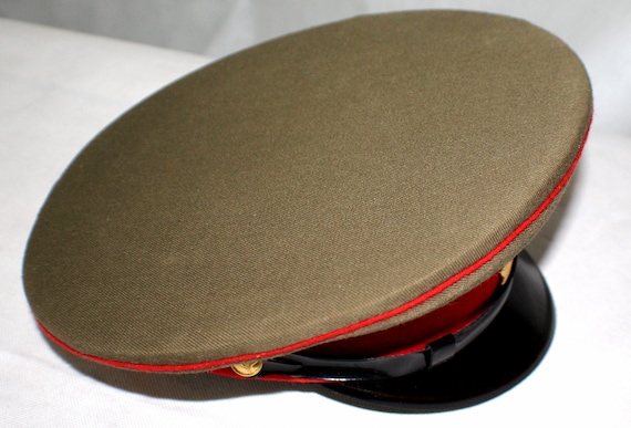 Vintage 1980th Authentic Soviet Enlisted Parade Cap f… - Gem