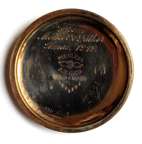 Antique Waltham Pocket Watch Gold Filled Case 15 Jewe… - Gem