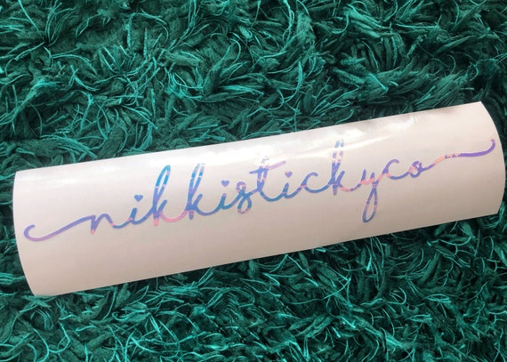 Personalized Name Word Vinyl Decal Sticker DIY | Etsy