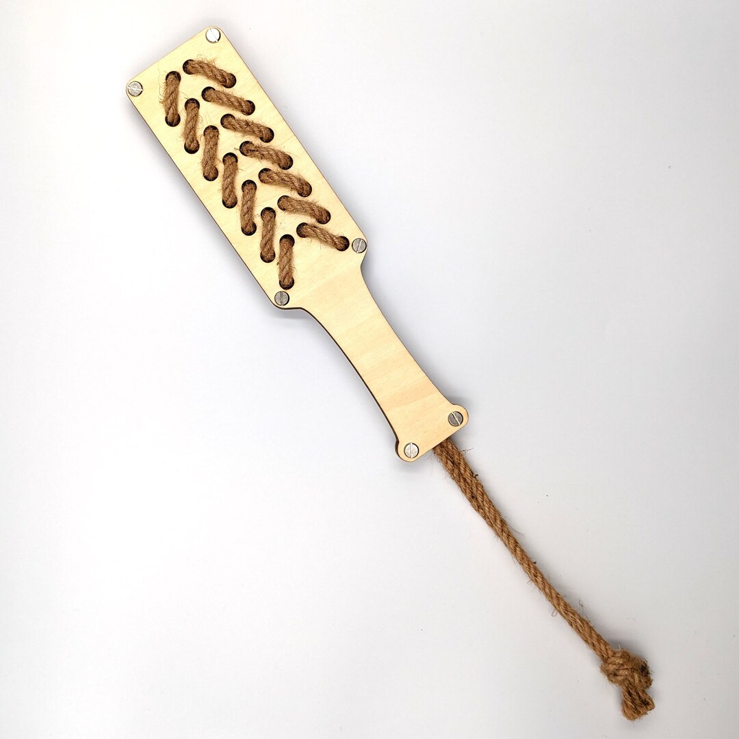 Rope Threaded Layered Wood Paddle - Etsy