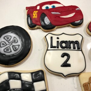 Cars Themed Sugar Cookies - Etsy