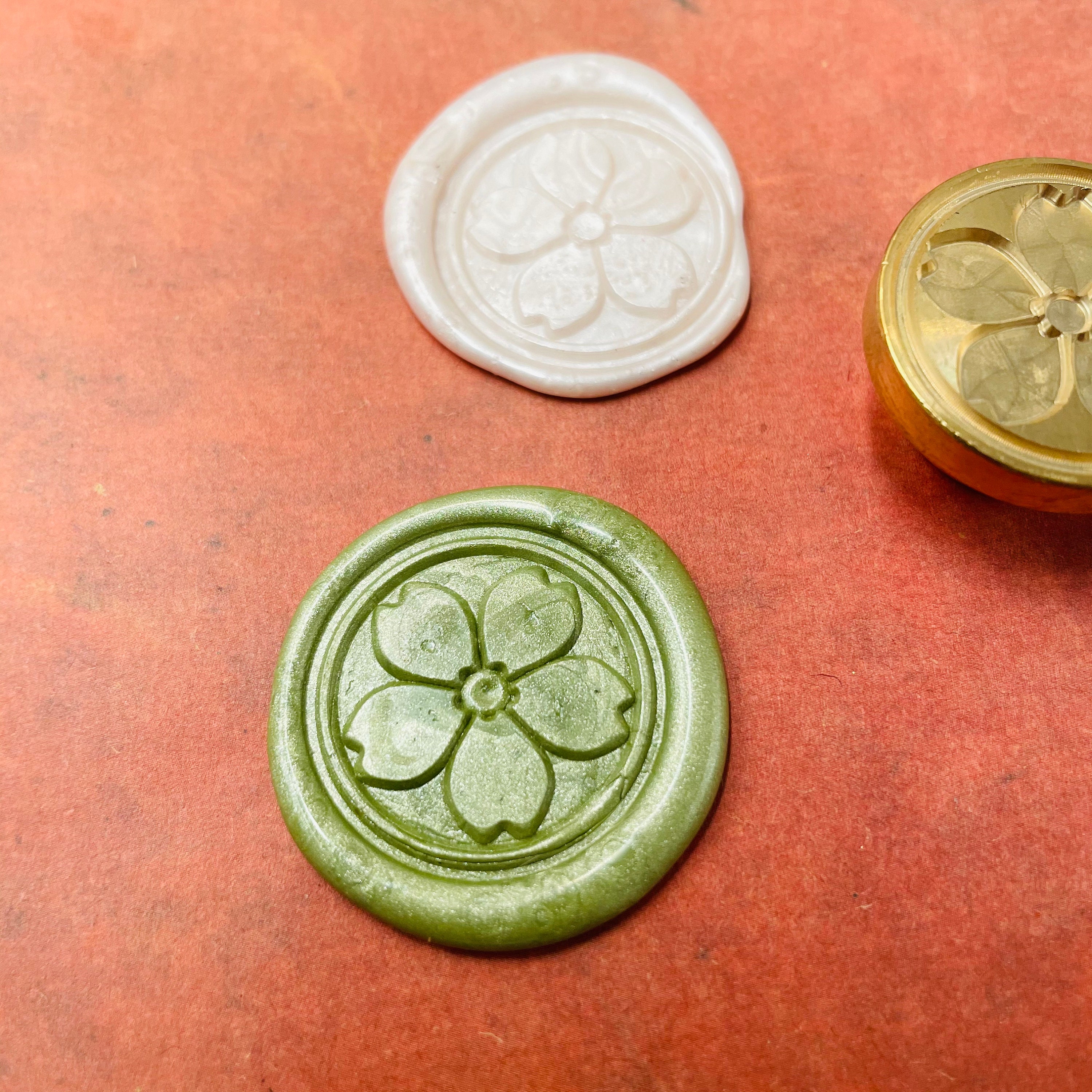 Sakura Wax Stamp Wax Seal Stamp Retro Stamps With Handle - Etsy