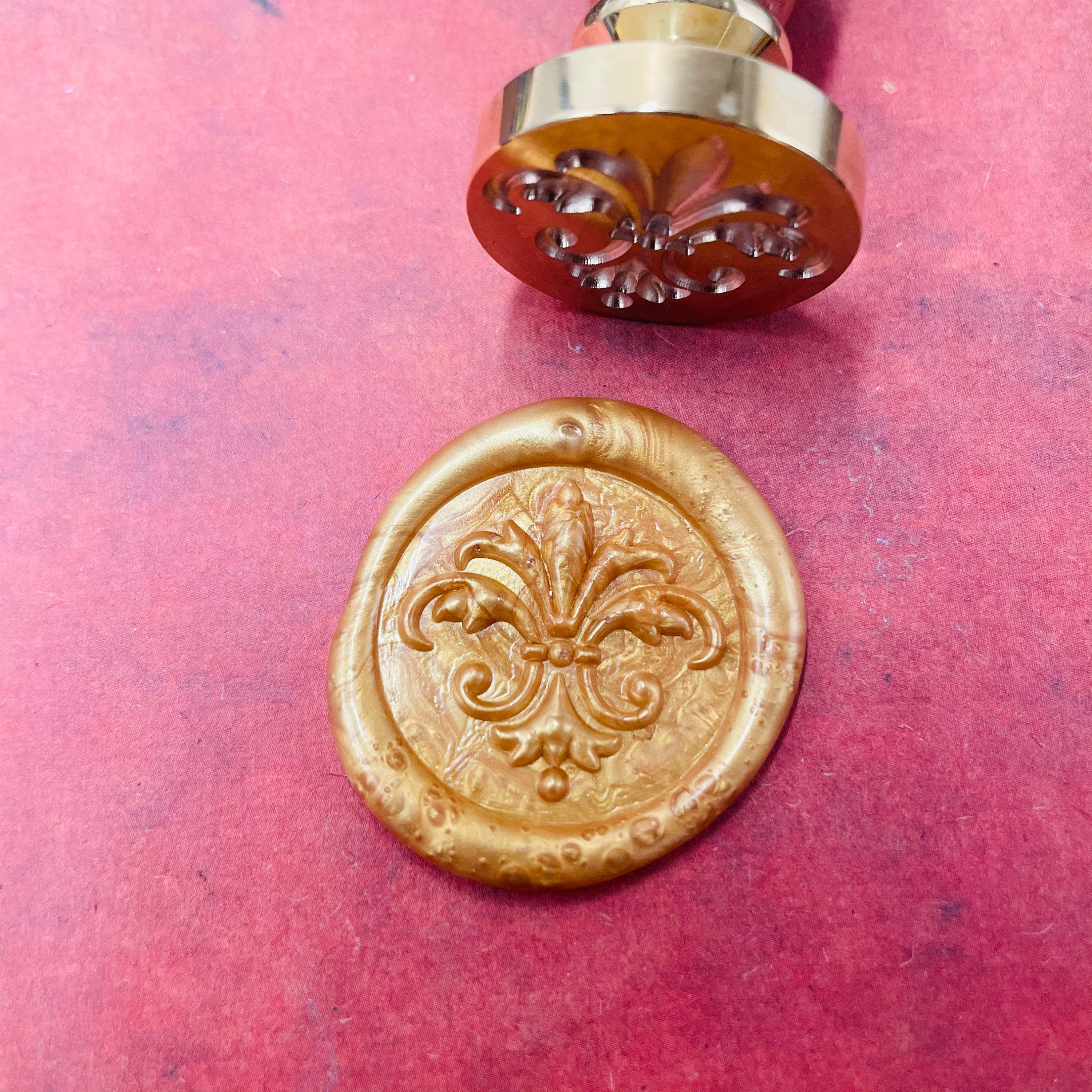 3D Iris Flower Wax Stamp, Embossed Wax Seal Stamp, Seal Stamps, Wax ...