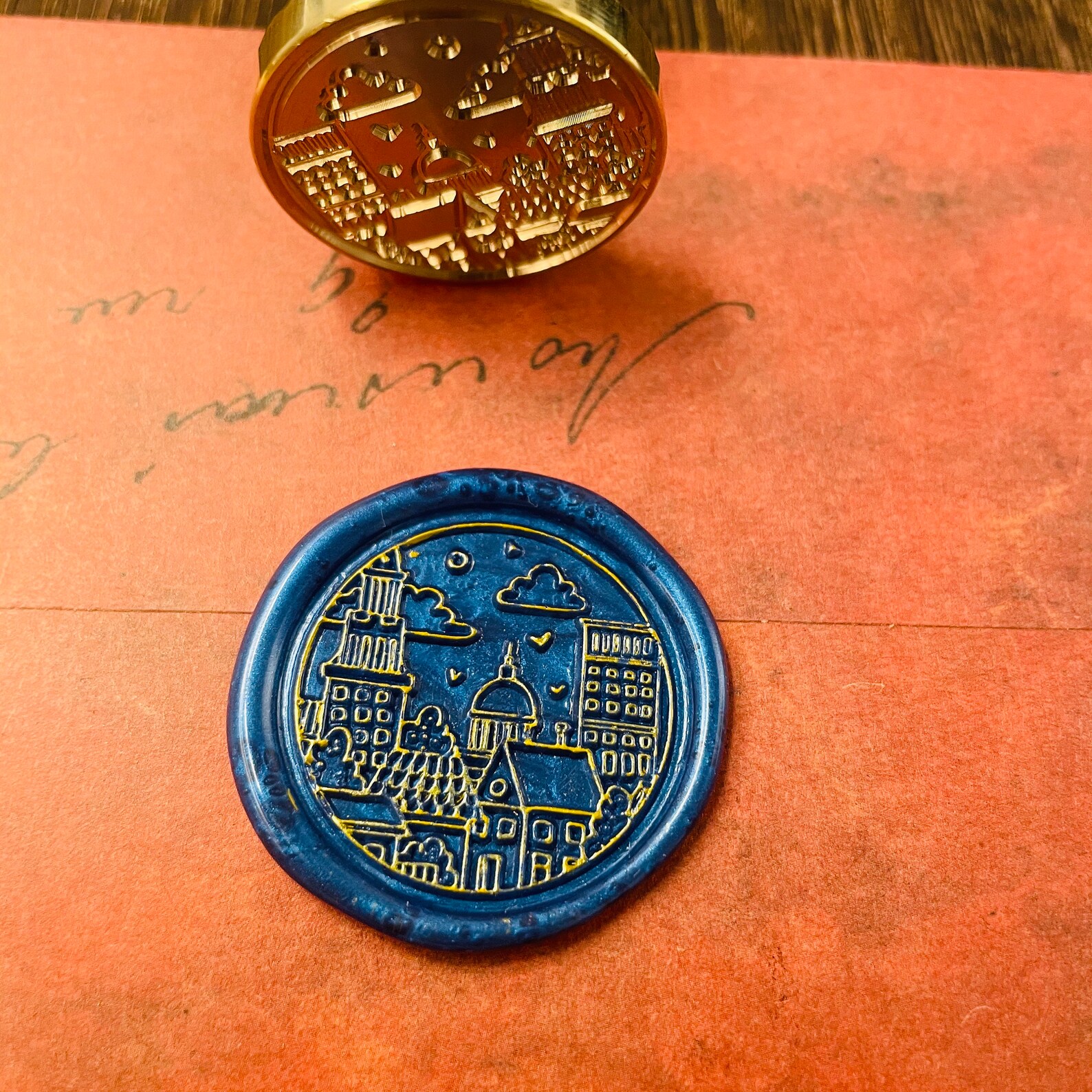 Castle Wax Stamp Wax Seal Stamp Retro Stamps With Handle - Etsy