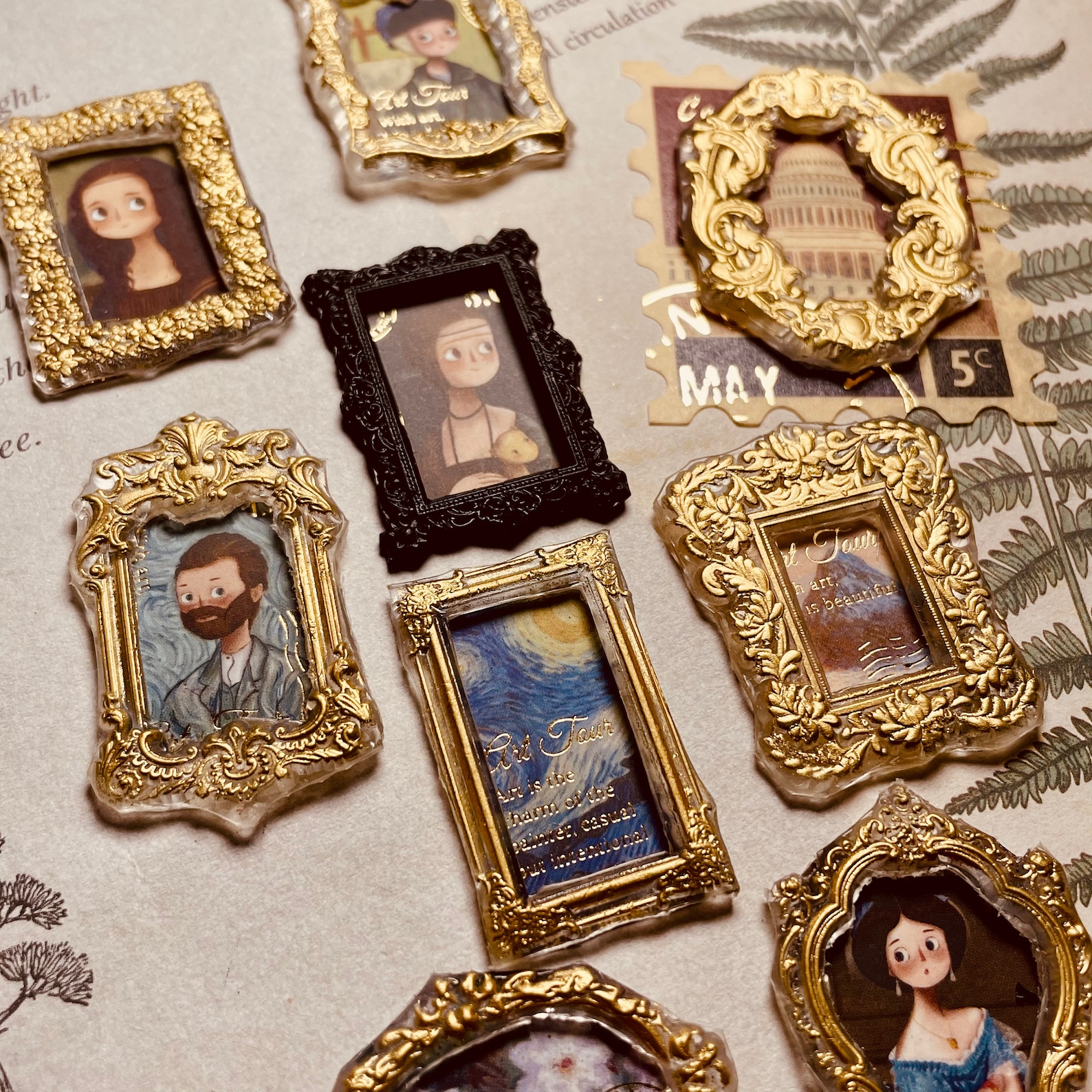 3D Frame Wax Stamp Embossed Wax Seal Stamp Frame Retro - Etsy