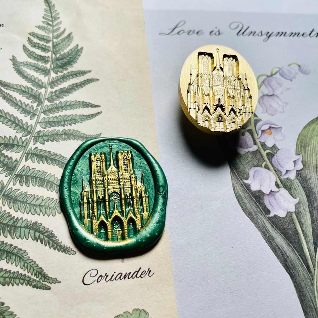 3D Church Wax Stamp, Embossed Wax Seal Stamp, Retro Church Stamps, Wax ...