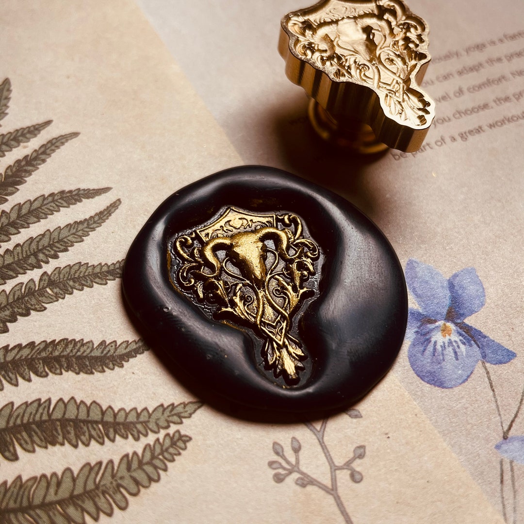 Demon Wax Seal Stamp, 3D Embossed Wax Stamp, Dark Magic Wax Stamp, Wax ...