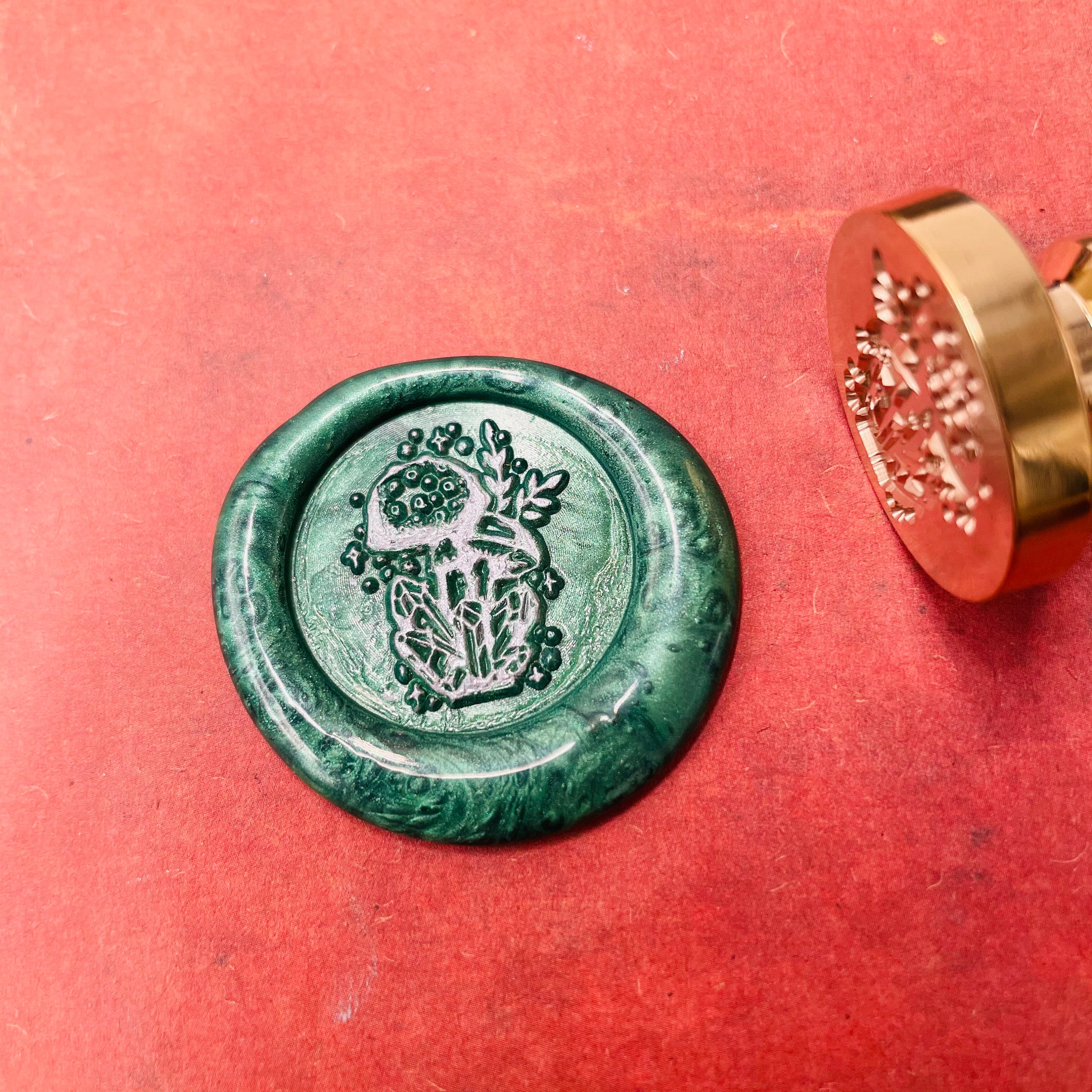 Mushroom Wax Stamp, Wax Seal Stamp, Retro Stamps With Handle, Wax Seal ...