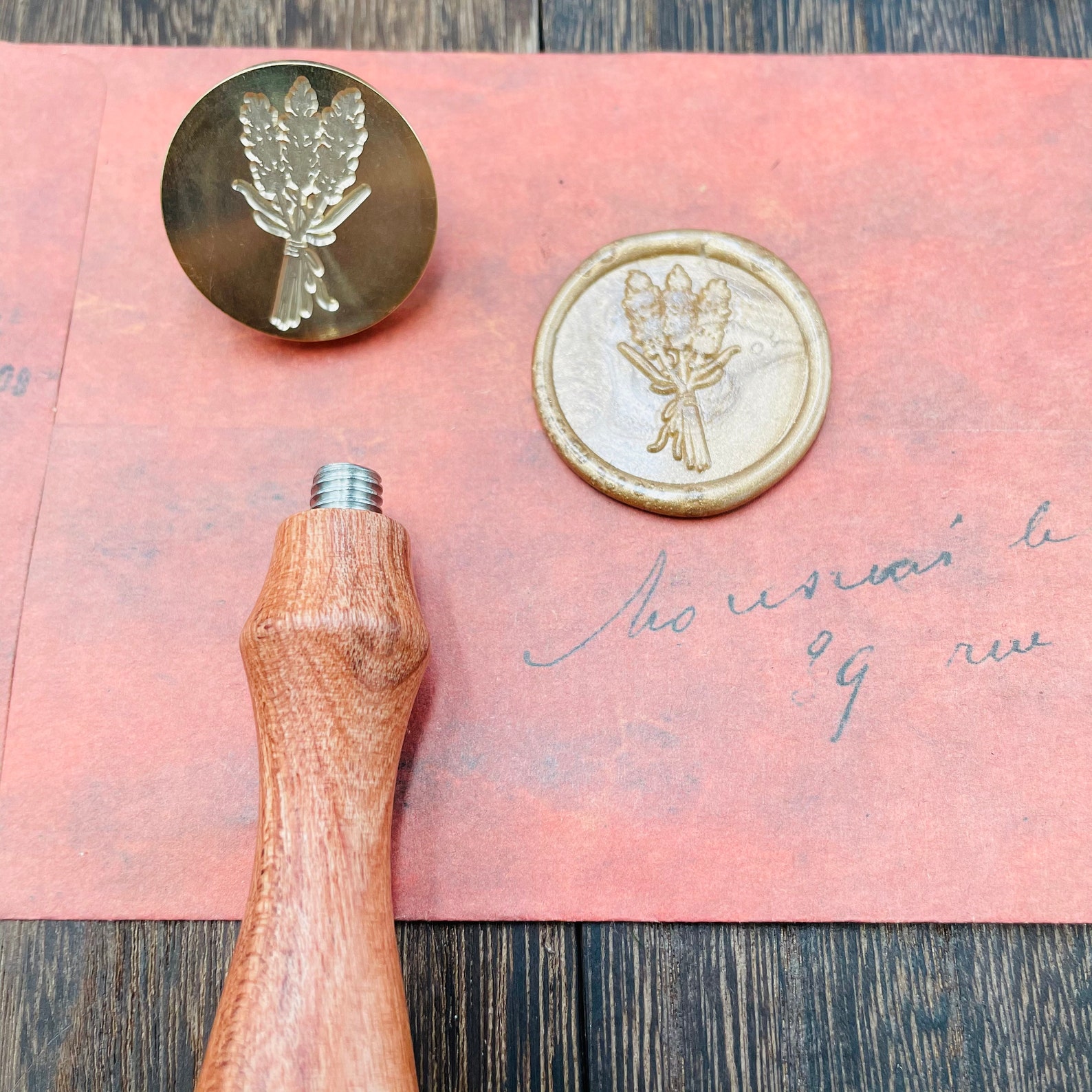 Ears of Wheat Wax Stamp Wax Seal Stamp Retro Stamps With - Etsy