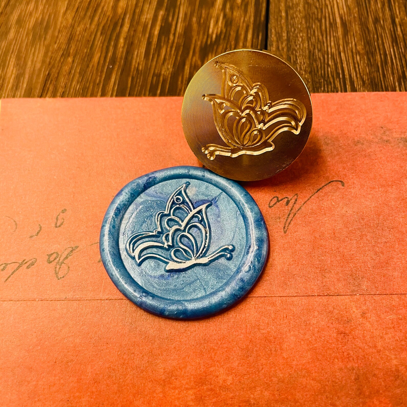 Butterfly Wax Stamp, Insect Wax Seal Stamp, Retro Stamps With Handle ...