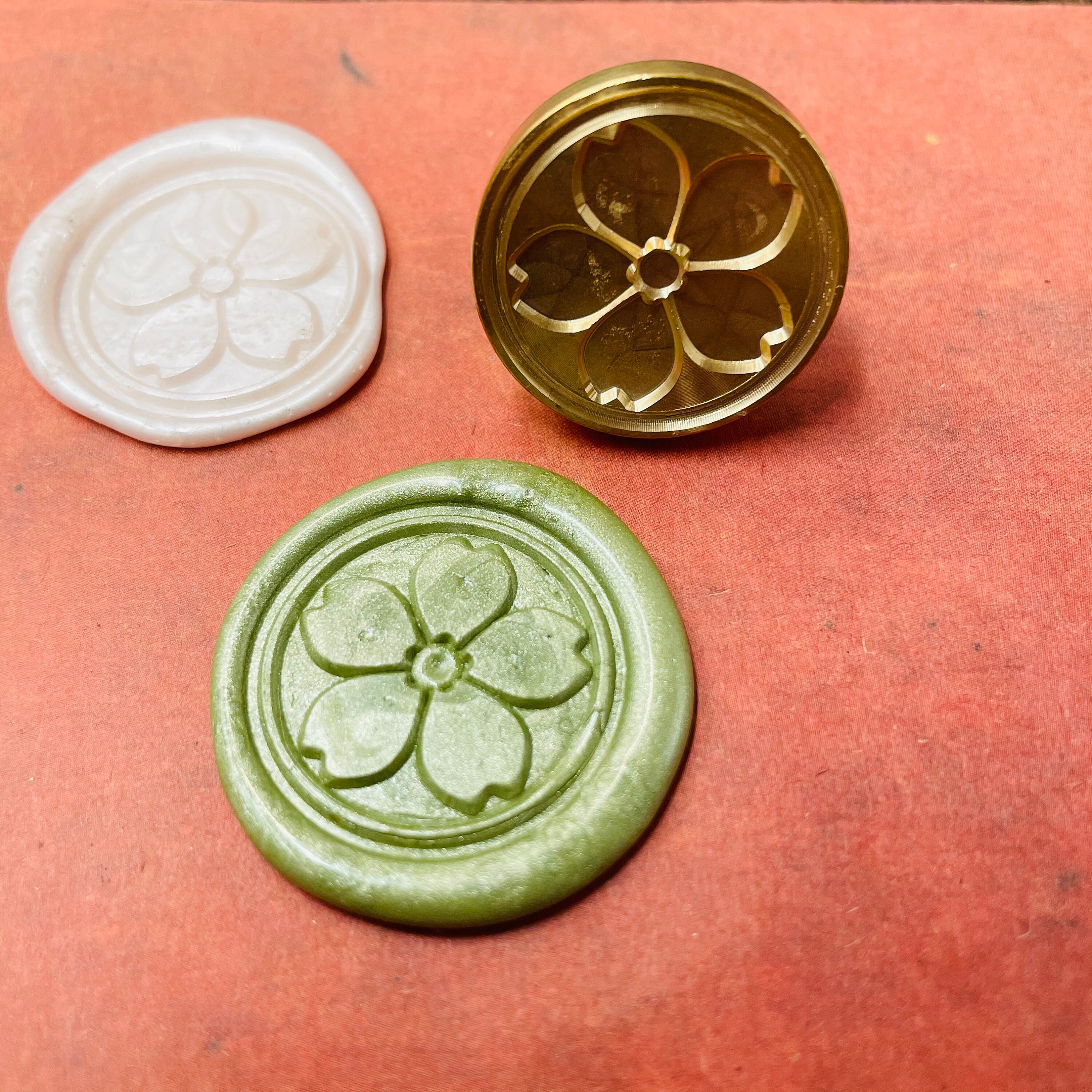 Sakura Wax Stamp, Wax Seal Stamp , Retro Stamps With Handle, Wax Seal ...