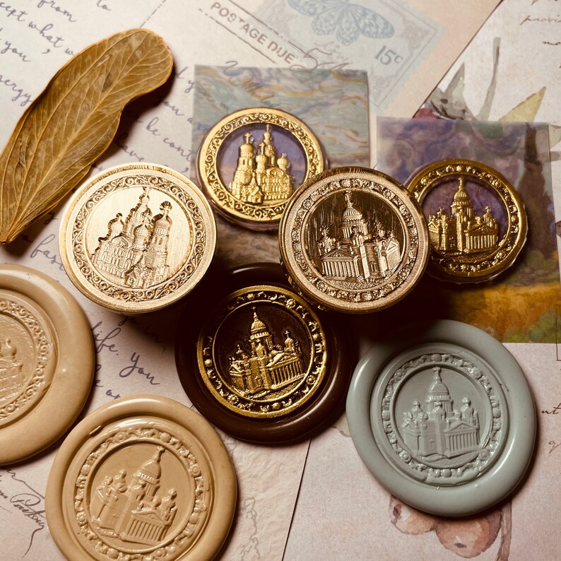 3D Castle Wax Stamp, Embossed Wax Seal Stamp, Retro Skull Seal Stamps ...