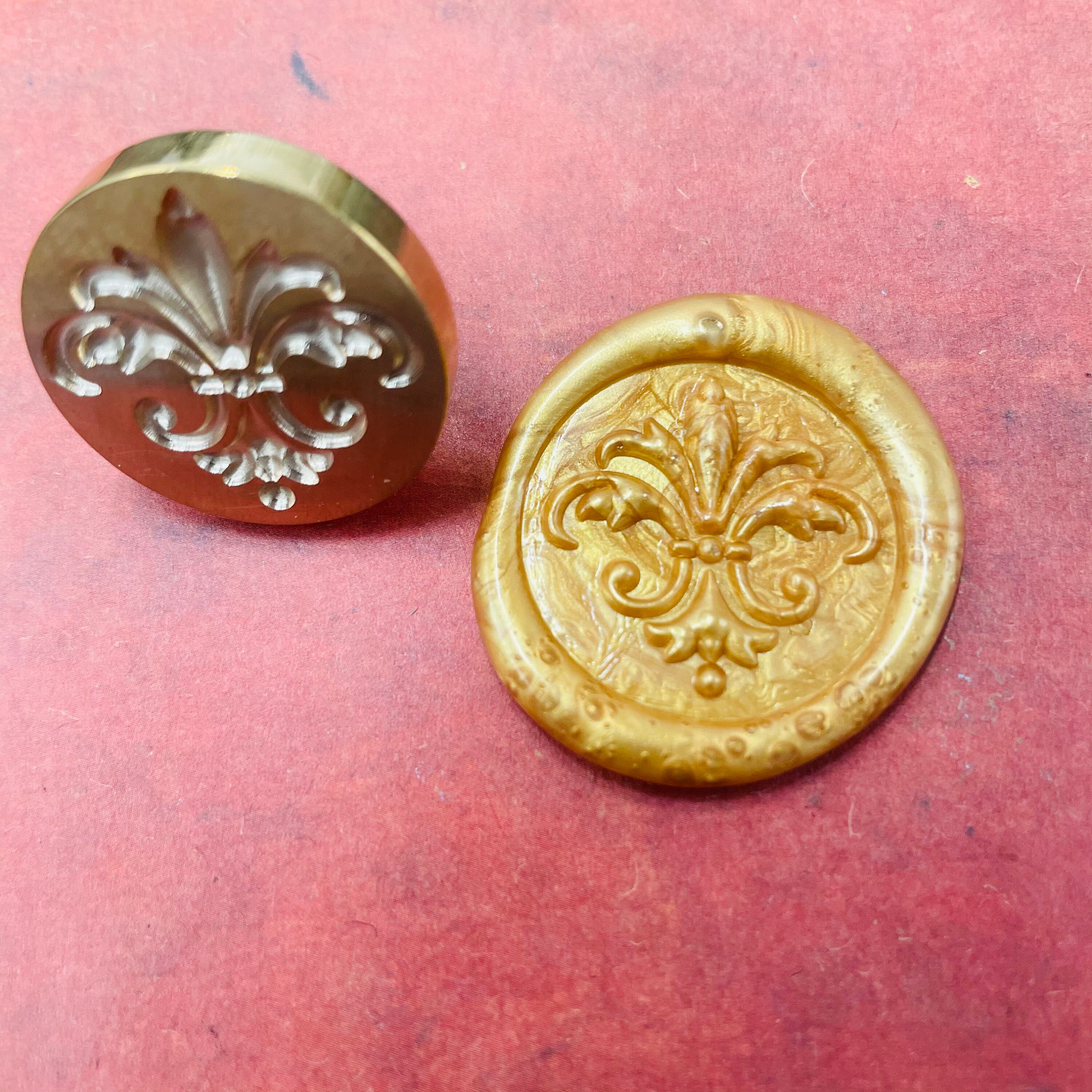 3D Iris Flower Wax Stamp, Embossed Wax Seal Stamp, Seal Stamps, Wax ...