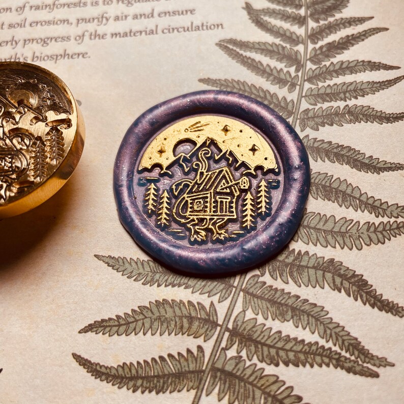 Magic Cabin Wax Stamp Magic Wax Seal Stamp Little Cabin Wax - Etsy