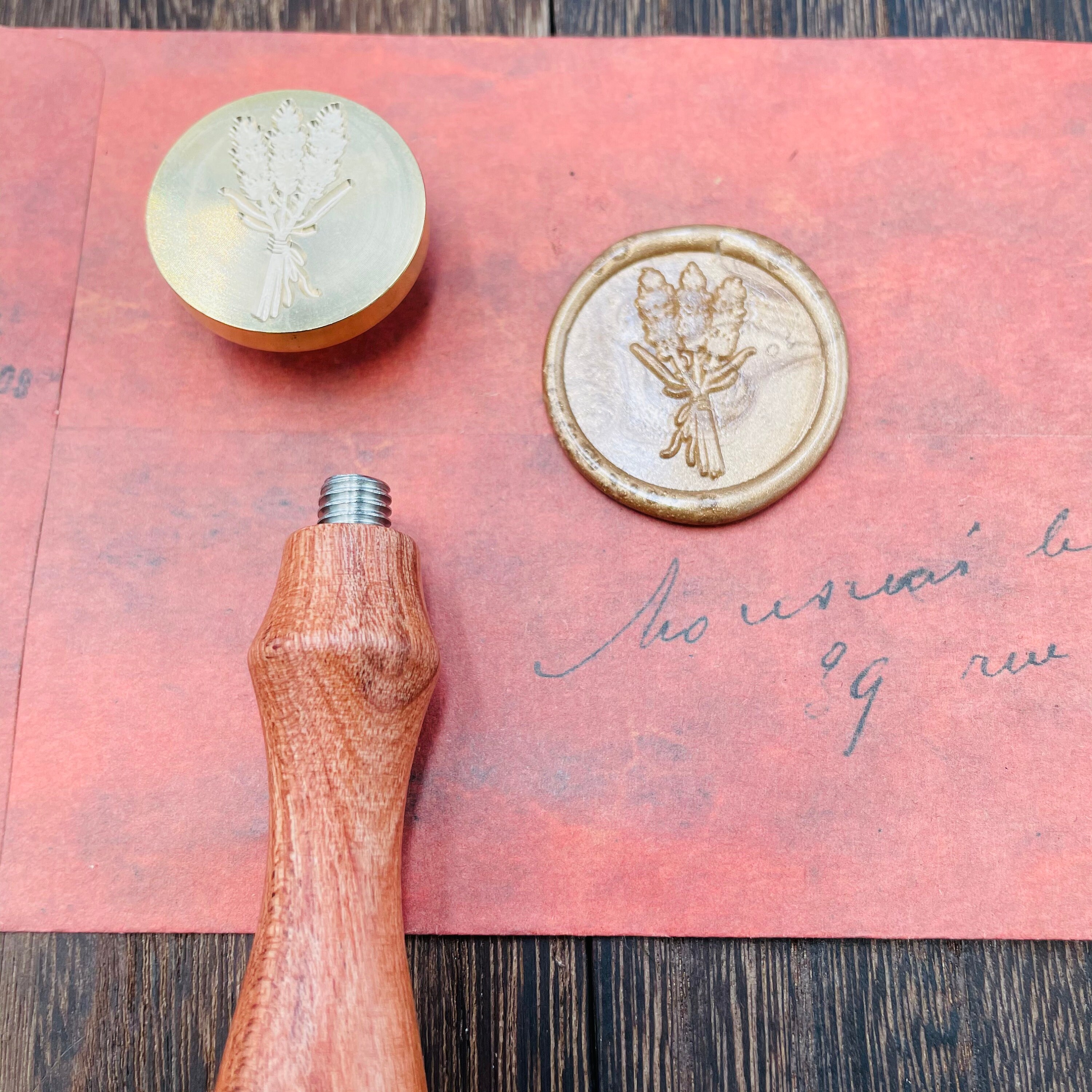 Ears of Wheat Wax Stamp Wax Seal Stamp Retro Stamps With - Etsy