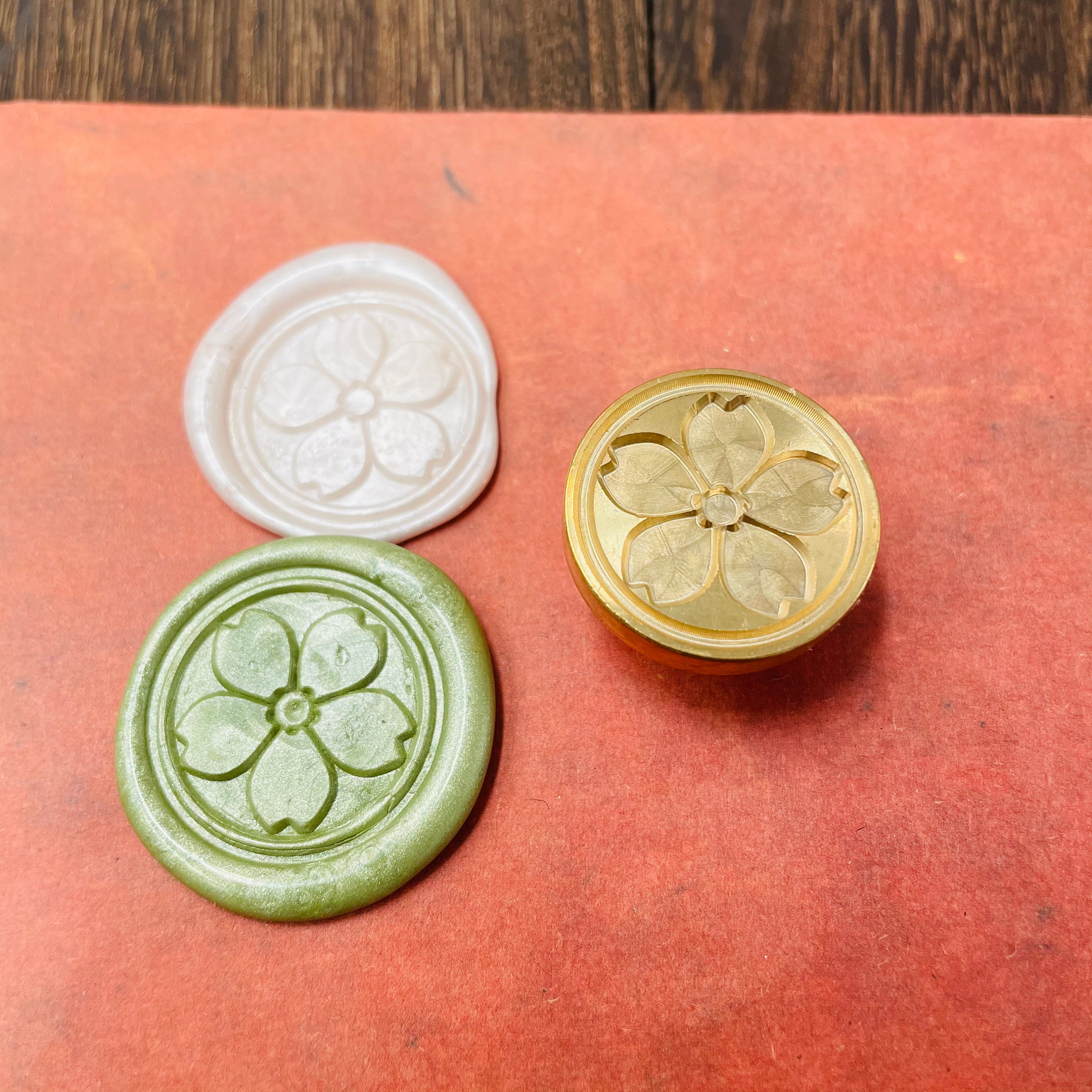 Sakura Wax Stamp, Wax Seal Stamp , Retro Stamps With Handle, Wax Seal ...