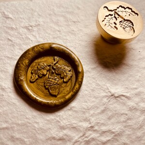 Acorn Wax Seal Stamp, Wax Seal Stamp Kit, Wax Sealing Stamps, Sealing ...