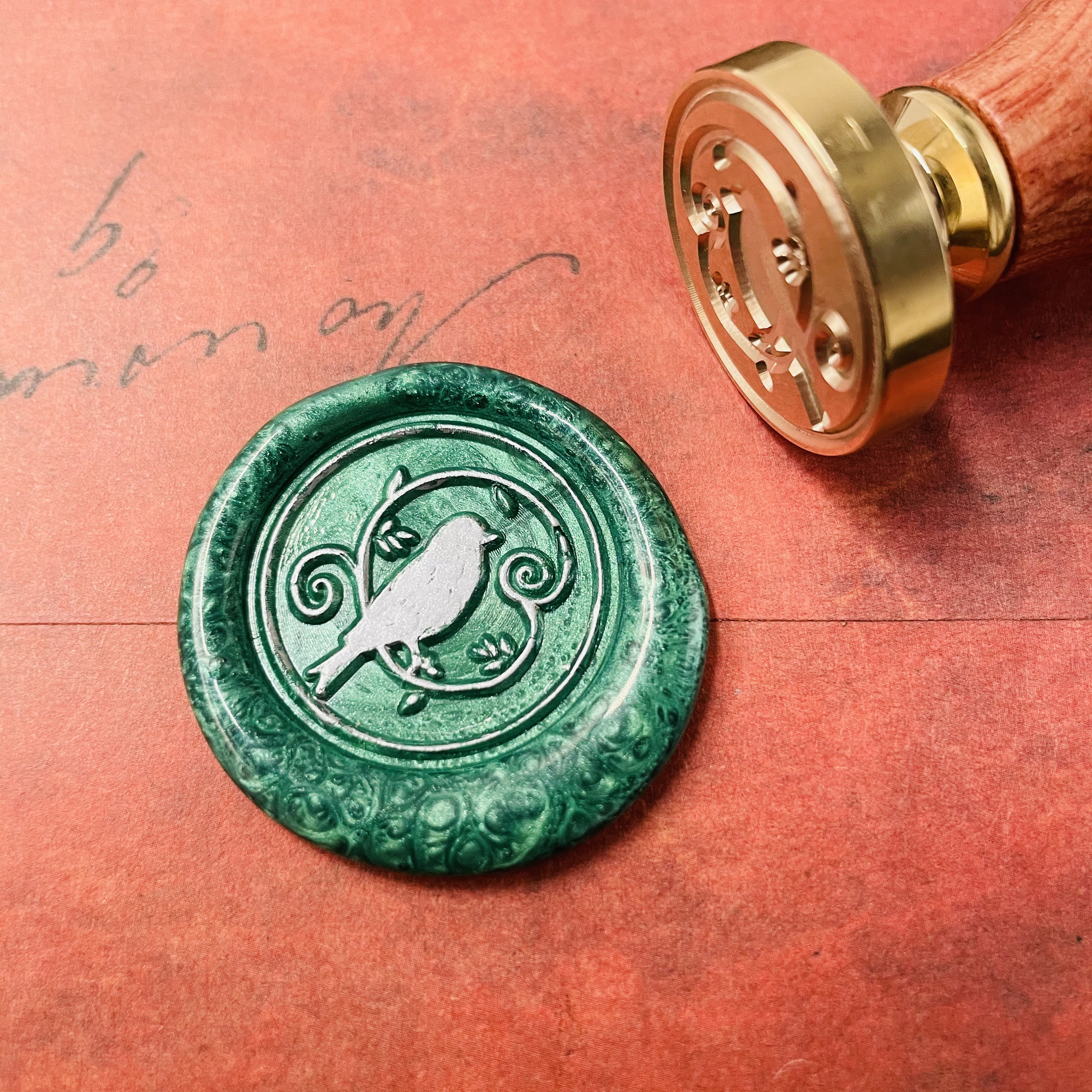 Bird Wax Stamp, Wax Seal Stamp, Retro Stamps With Handle, Wax Seal ...