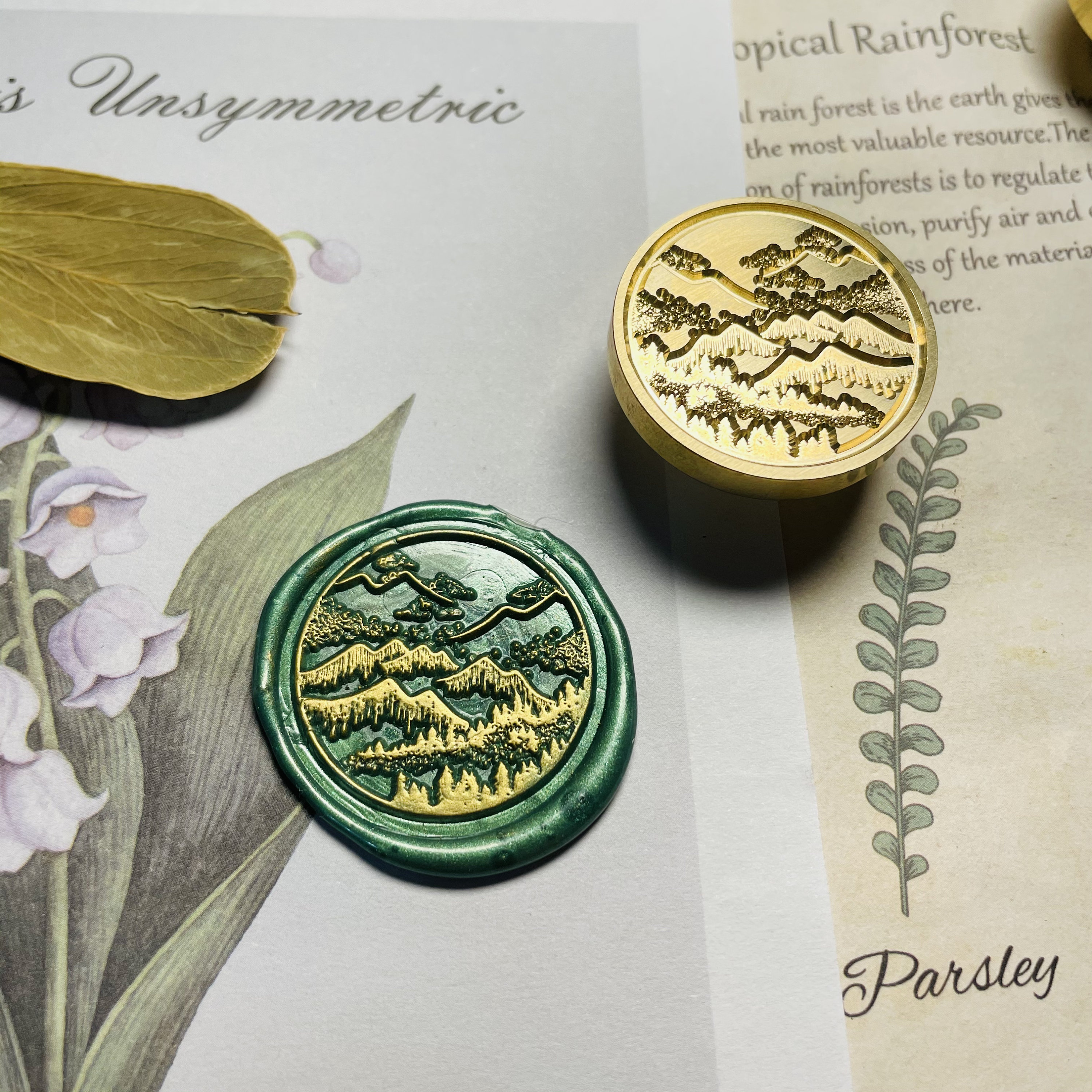 Mountain Wax Seal Stamp, Wax Seal Stamp, Sealing Wax Stamp, Wax Stamp ...