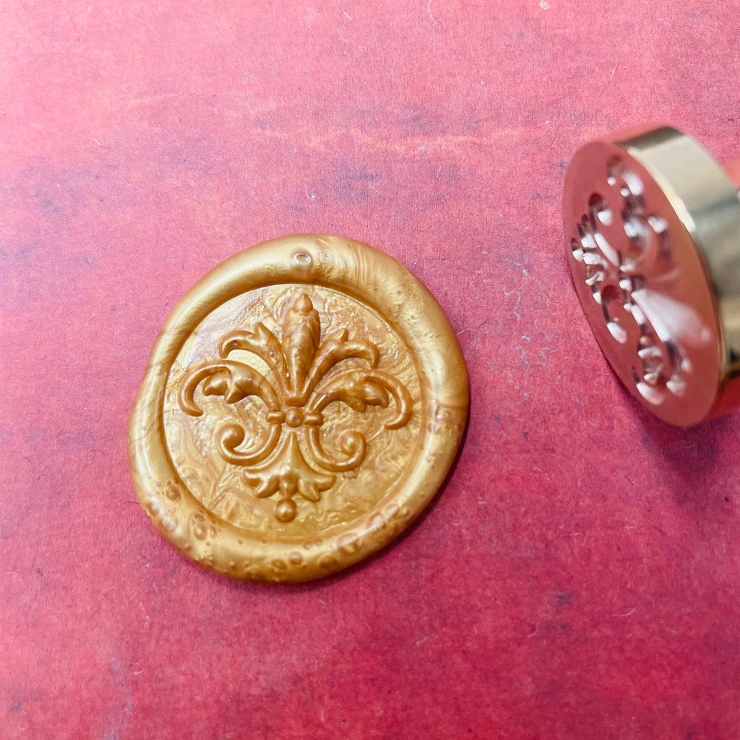 3D Iris Flower Wax Stamp, Embossed Wax Seal Stamp, Seal Stamps, Wax ...
