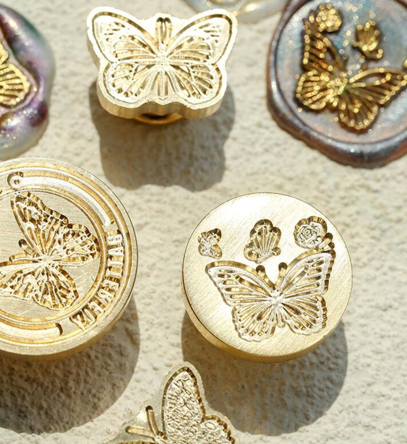 Multi-styles Butterfly Wax Seal Stamp Sealing Wax Stamp Wax - Etsy