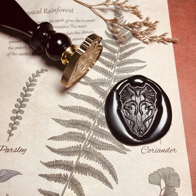 Dragon Stamp - Etsy