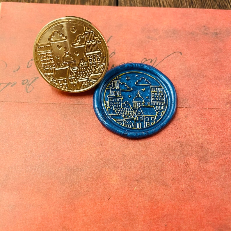 Castle Wax Stamp Wax Seal Stamp Retro Stamps With Handle - Etsy