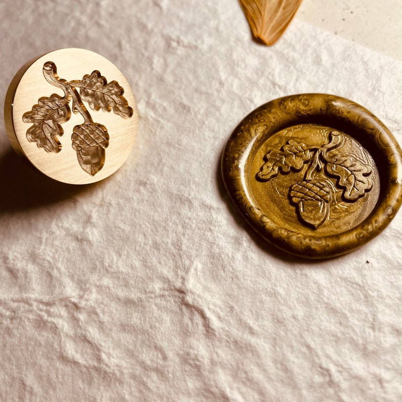 Acorn Wax Seal Stamp, Wax Seal Stamp Kit, Wax Sealing Stamps, Sealing ...
