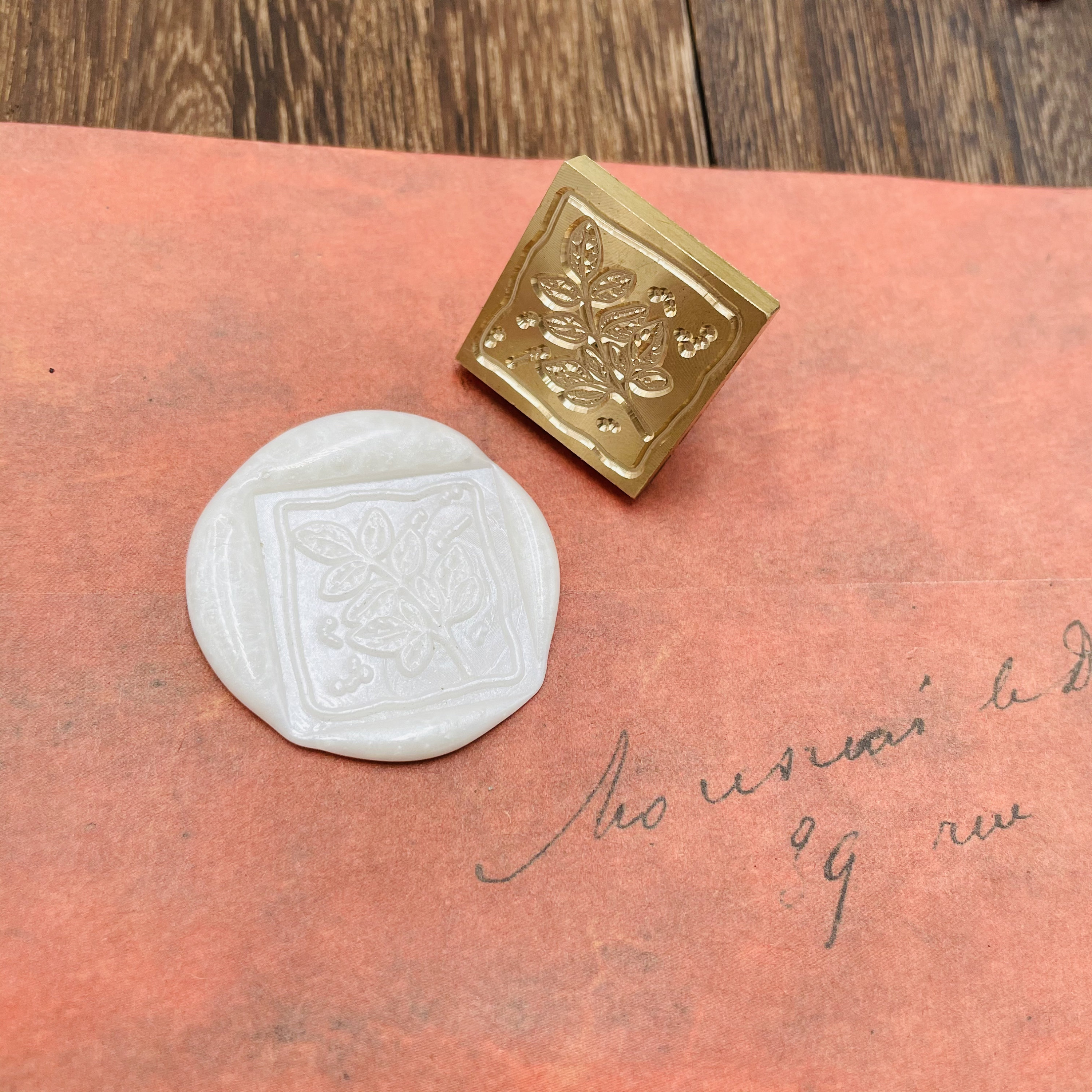 Leaves Wax Stamp Vintage Wax Seal Stamp Retro Stamps With - Etsy