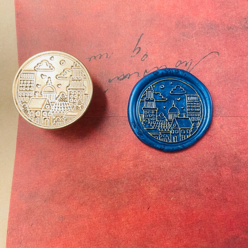 Castle Wax Stamp Wax Seal Stamp Retro Stamps With Handle - Etsy
