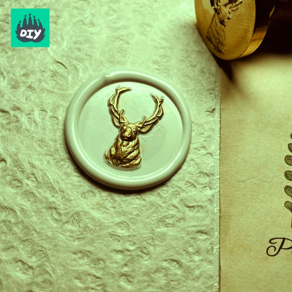 Deer Head Stamp - Etsy