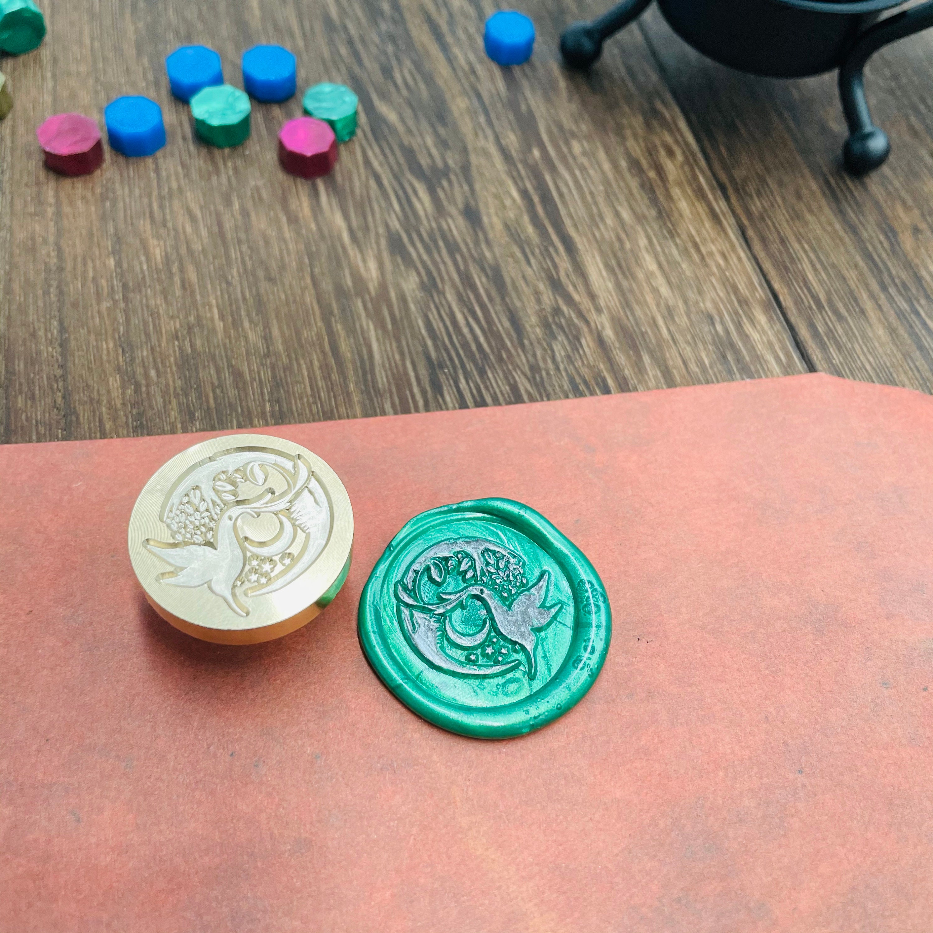 Hummingbird Wax Seal Stamp Sealing Wax Stamp Wax Stamp With - Etsy