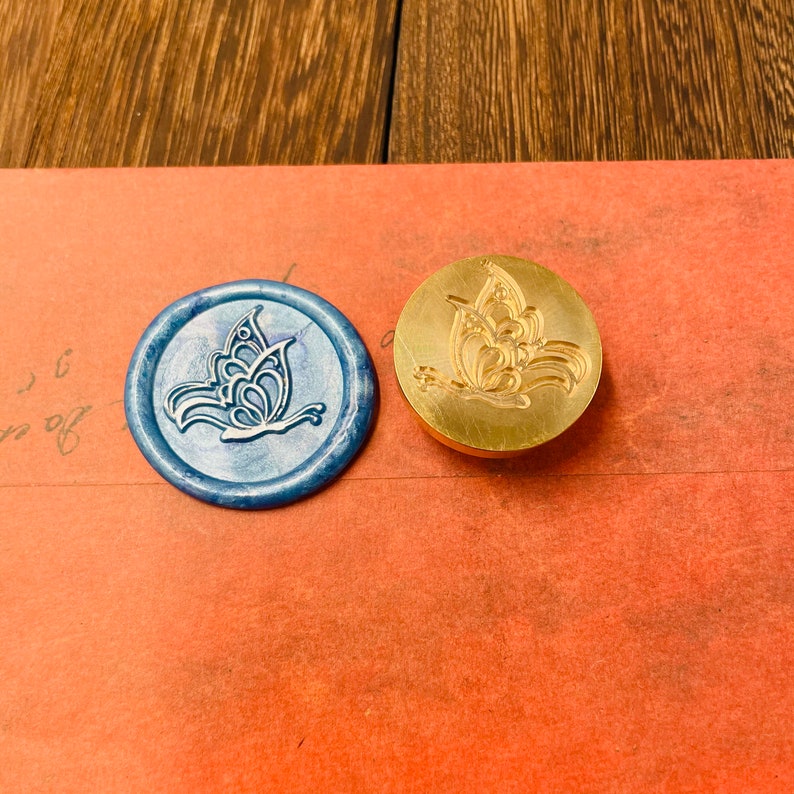 Butterfly Wax Stamp, Insect Wax Seal Stamp, Retro Stamps With Handle ...