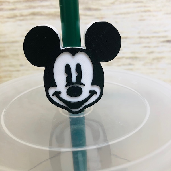 Mickey Mouse Straw Covers - Etsy