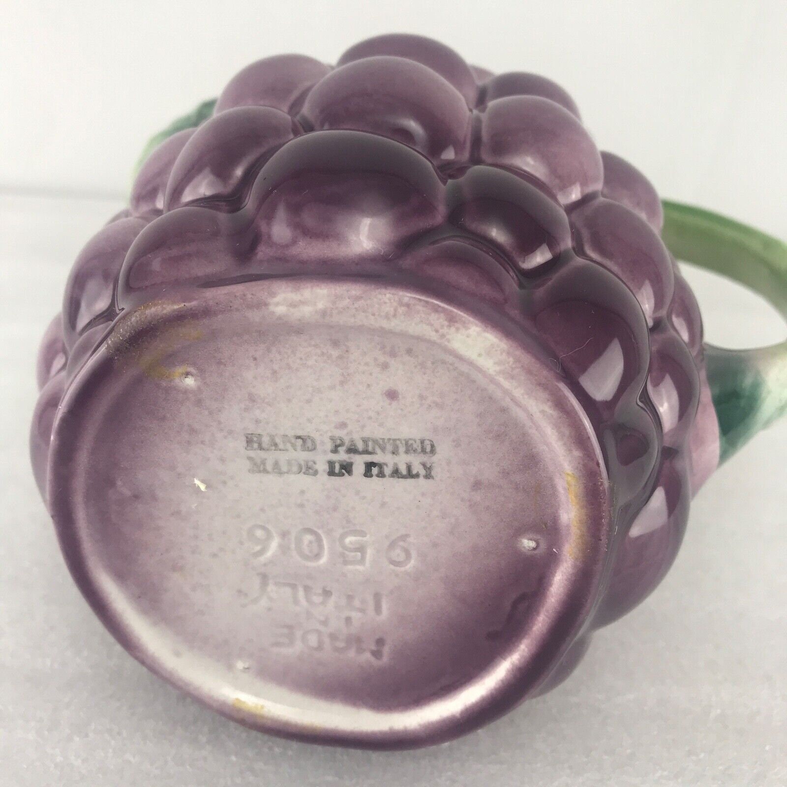 Vintage Italian Ceramic Grape Pitcher Design 9506 by ANCORA - Etsy