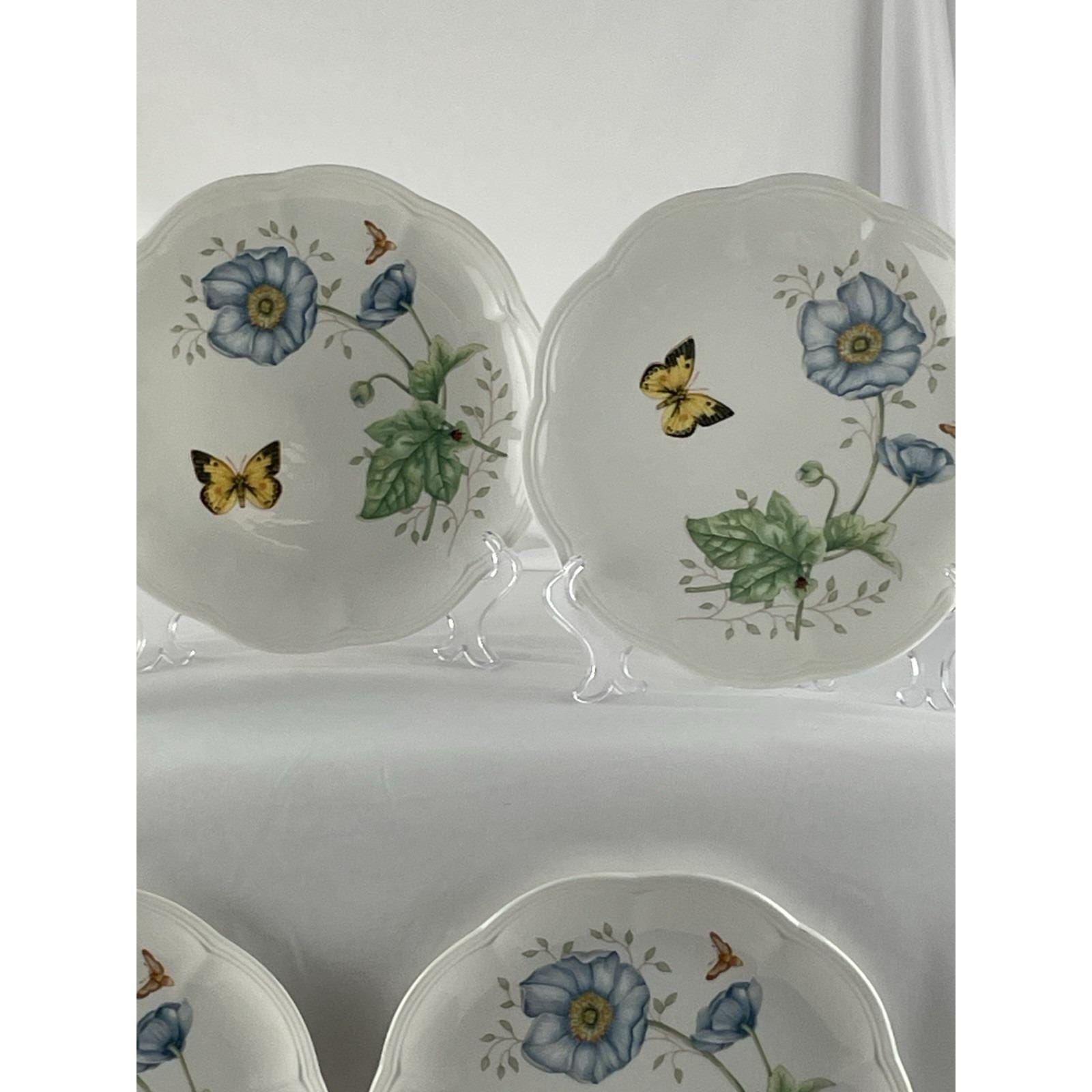 Lenox Butterfly Meadow Monarch SET of 5 Porcelain Accent Luncheon ...