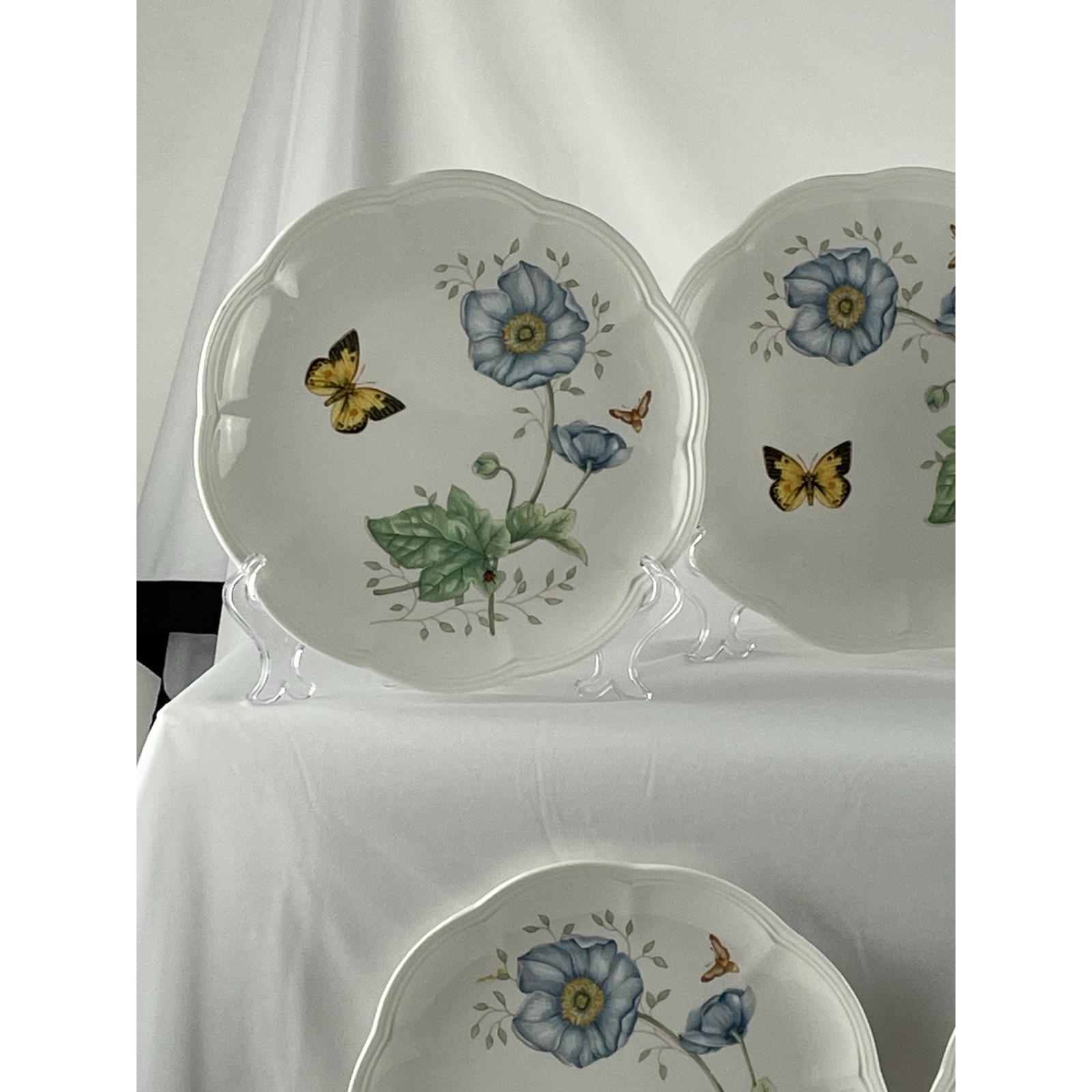 Lenox Butterfly Meadow Monarch SET of 5 Porcelain Accent Luncheon ...