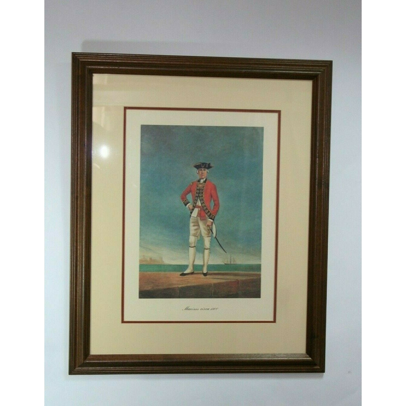 Antique Set of 4 Framed Soldier / Military Art Prints 24 X 20 - Etsy