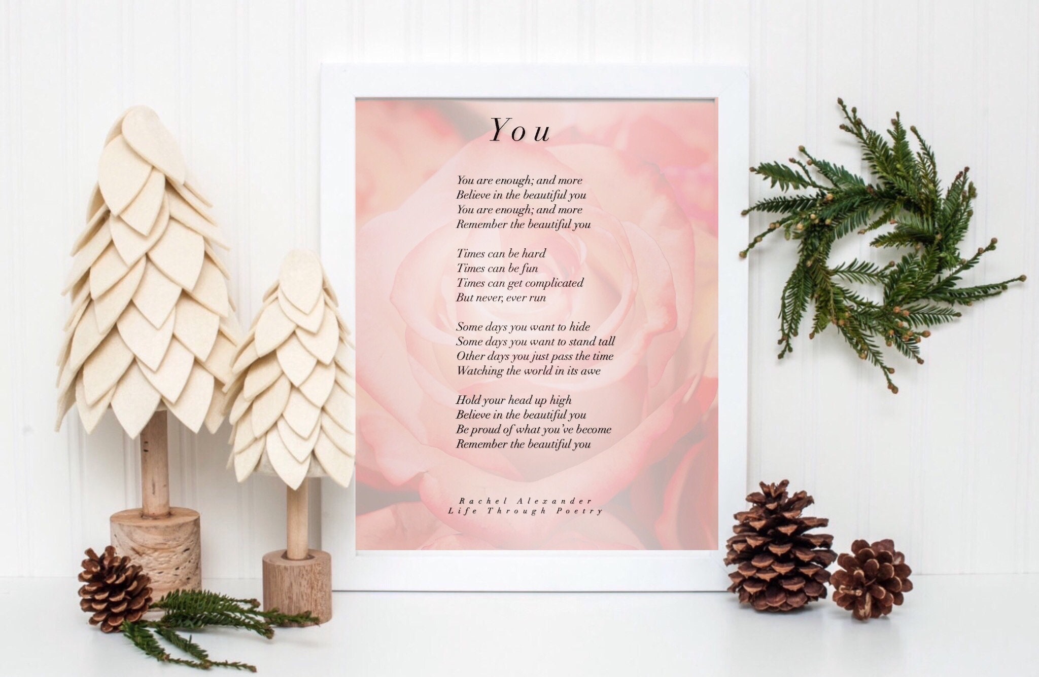 Wall Art, Poem for Friend, Words of Encouragement, Motivational ...