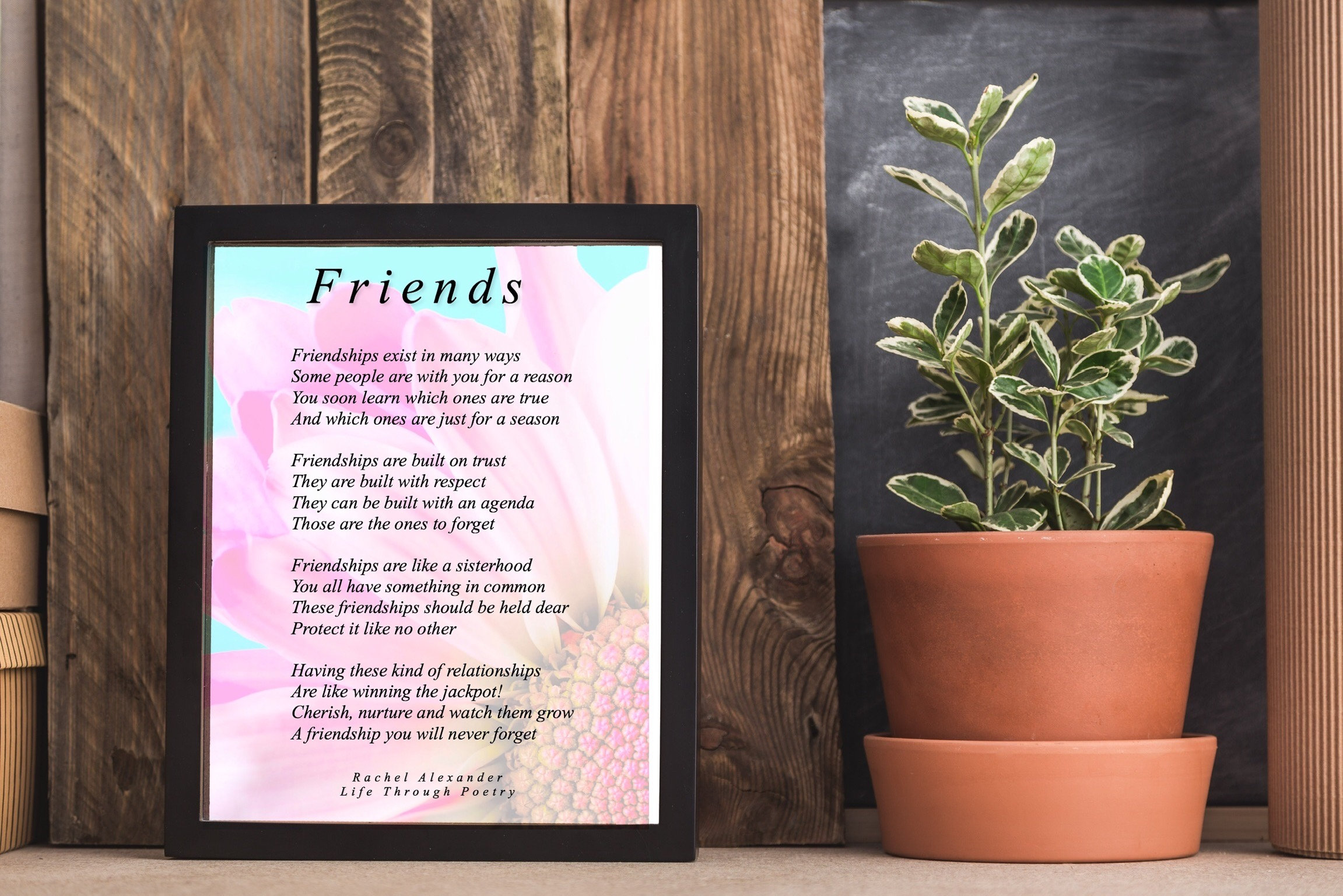 Best Friend Poem, Friendship Poem, Wall Art, BFF Gifts, Best Friend ...