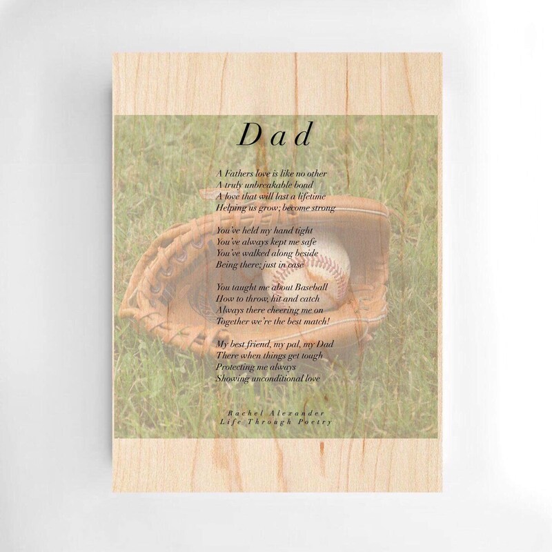 Baseball Poem - Etsy