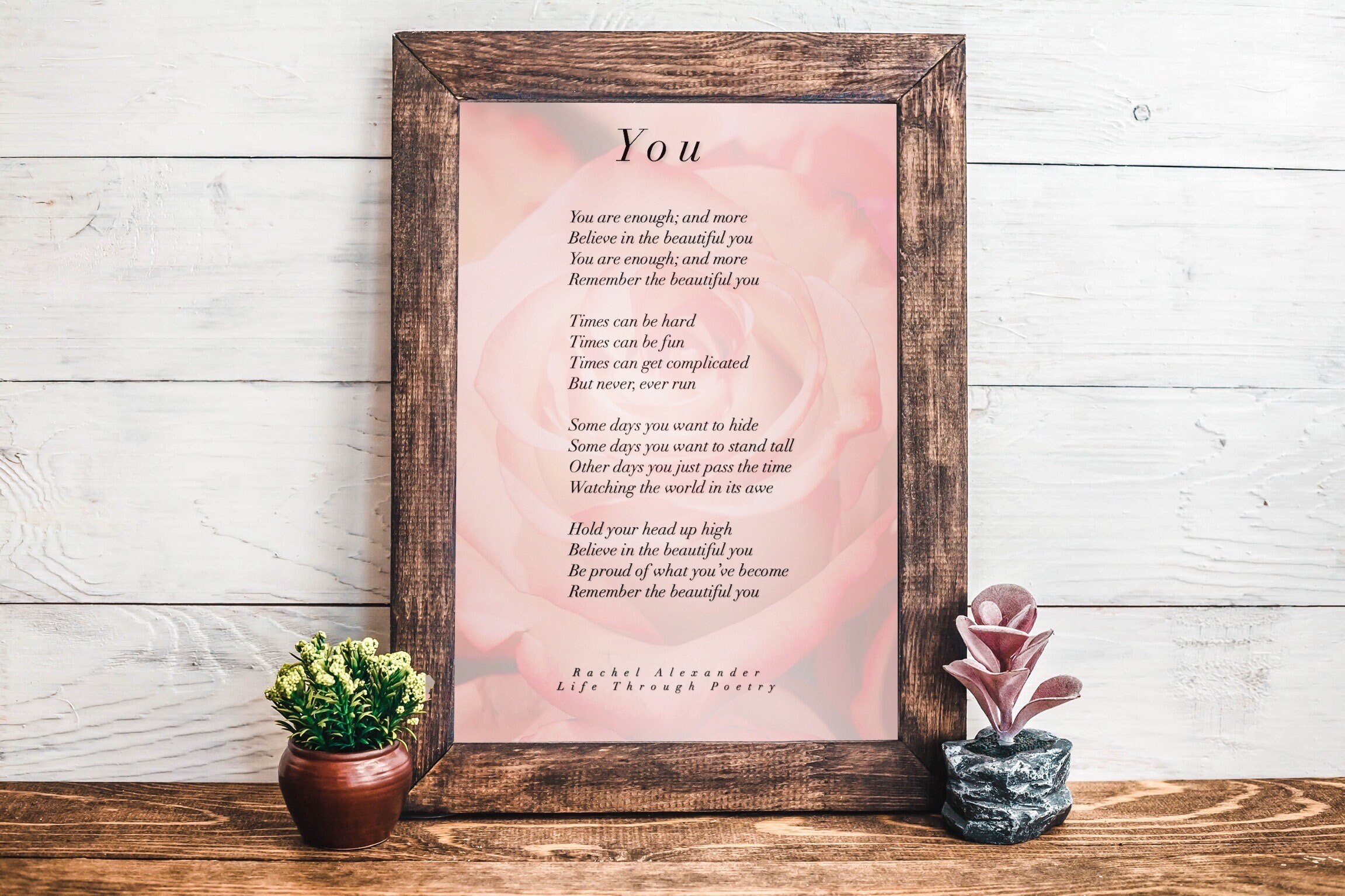 Wall Art, Poem for Friend, Words of Encouragement, Motivational ...