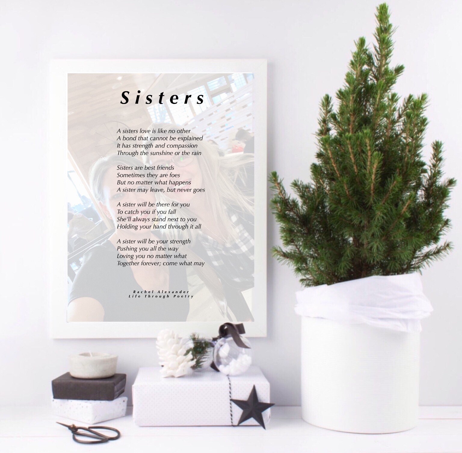 Sisters Poem, Sisters Wall Art, Sisters Gift, Sisters Wall Decor ...