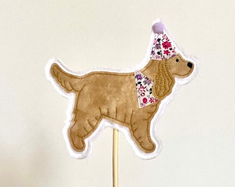 Spaniel Cake Topper - Etsy UK