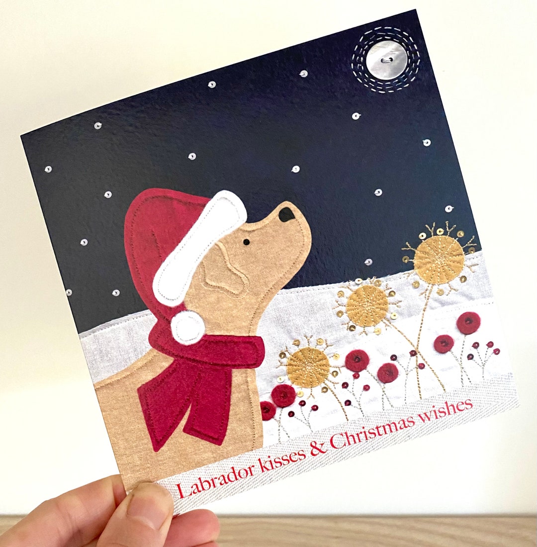 Labrador Christmas Greeting Card - Etsy