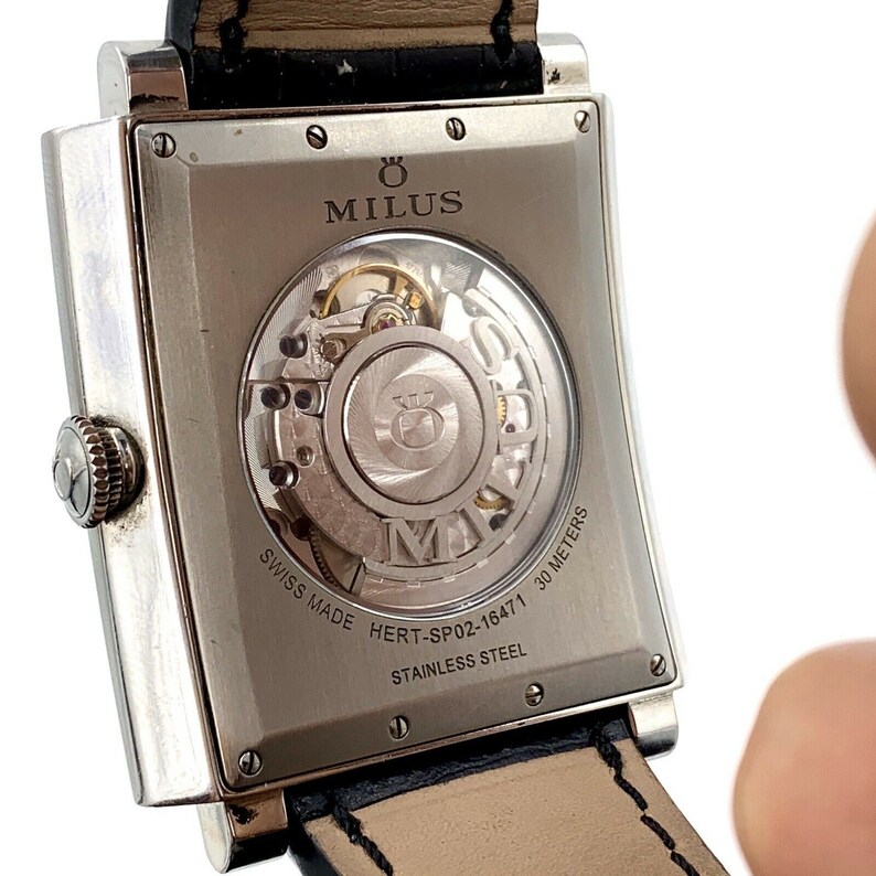 Milus 42mm Herios Triretograde Stainless HERT-SP02 Wristwatch - Etsy