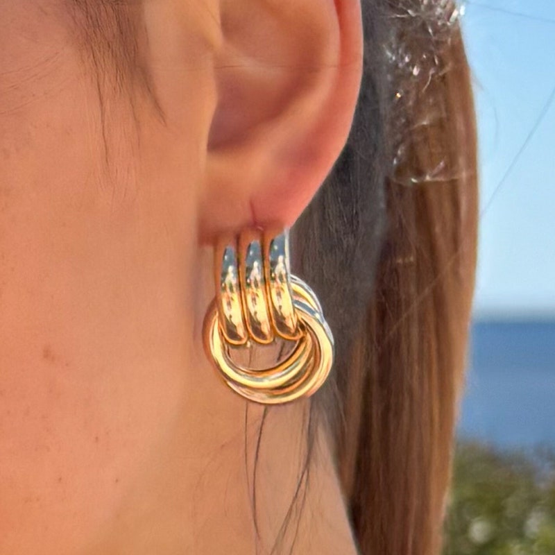 Knot Earrings - Etsy