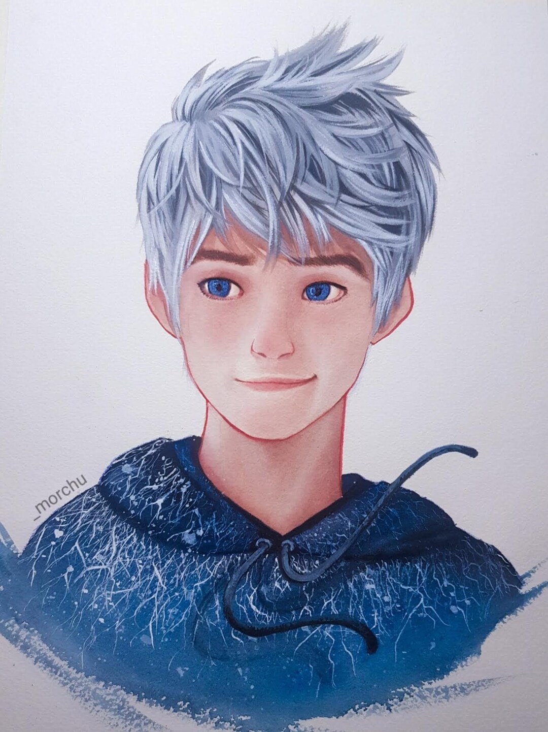 Ice Frost Boy- Watercolor Painting - Etsy