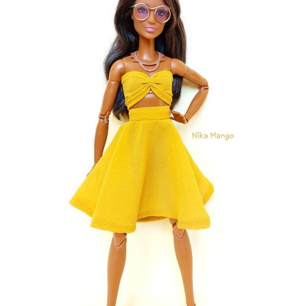 Yellow Doll Dress - Etsy