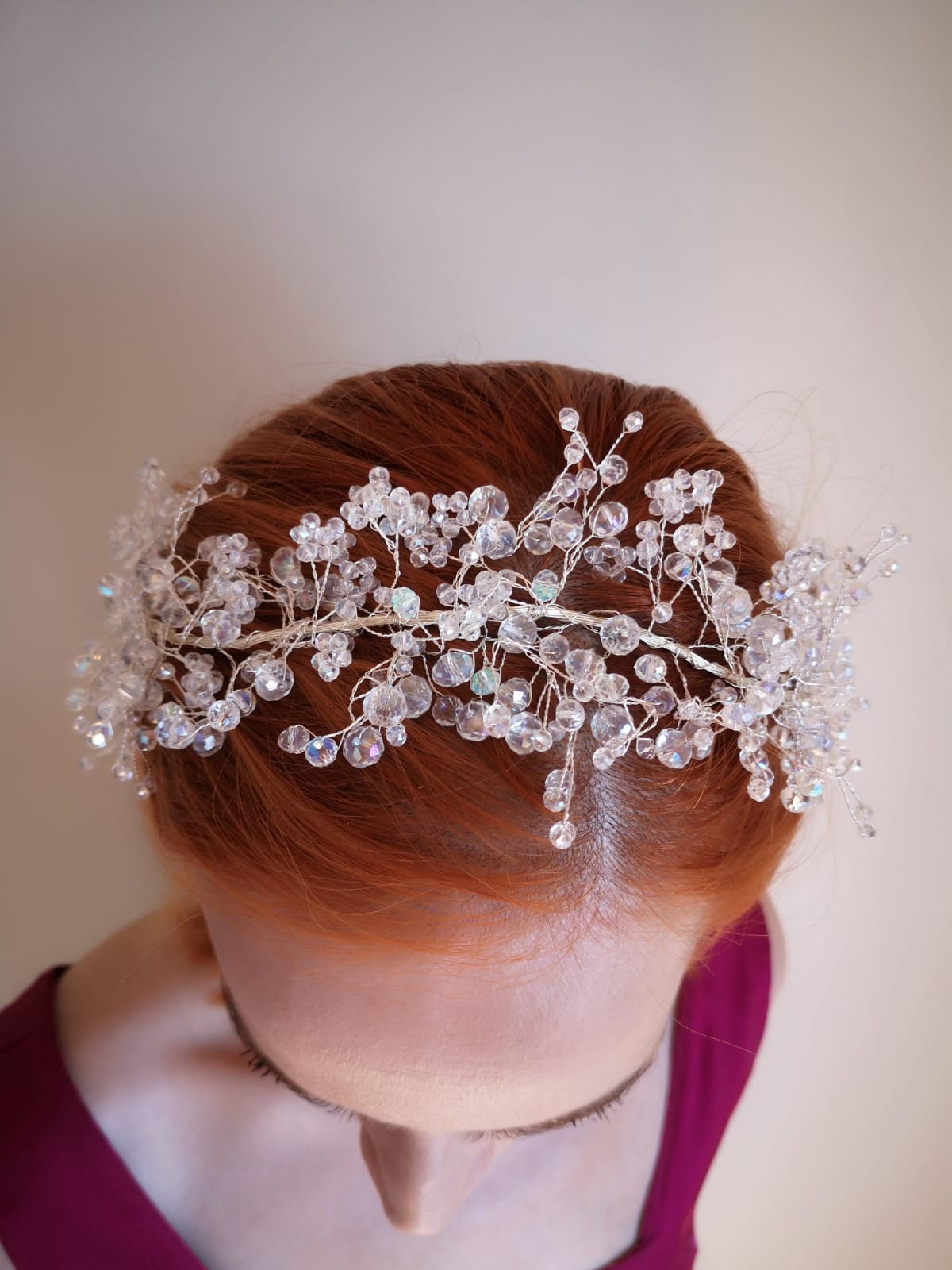 Beaded Hairpiece Bridal Headpiece Wedding Hairpiece 025 - Etsy